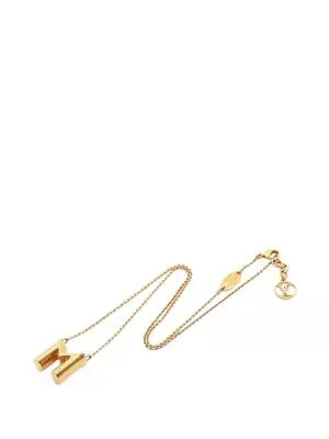 LOUIS VUITTON Letter M Necklace - Gold