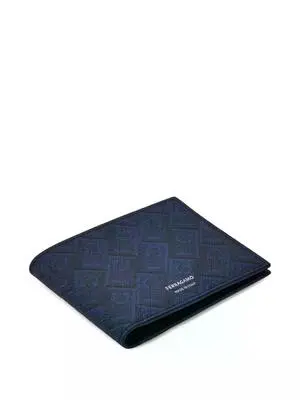 FERRAGAMO Monogram Print Wallet