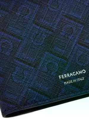 FERRAGAMO Monogram Print Wallet