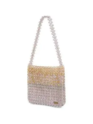 0711 TBILISI Mark Beaded Shoulder Bag