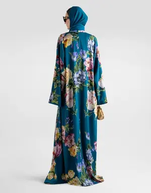 Dolce & Gabbana Peony-print Silk Trousers