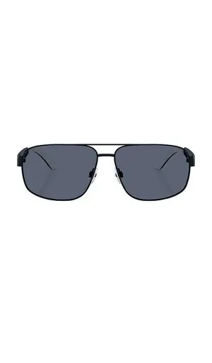 Polo Ralph Lauren Pilot Sunglasses - Matte Navy Blue & Grey