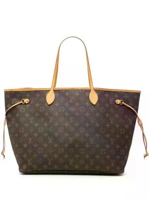 LOUIS VUITTON 2007 Monogram Neverfull Gm Tote Bag - Brown