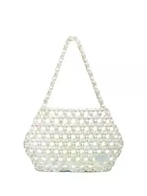 0711 TBILISI Mini Ella Beaded Clutch - Neutrals