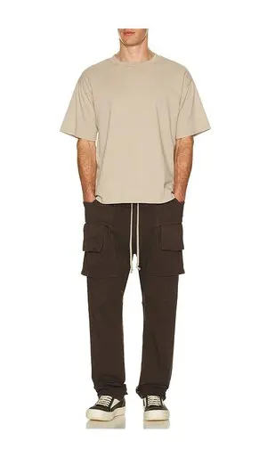 Rick Owens Creatch Cargo Drawstring In Grey