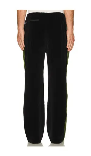 Needles Bootcut Track Pant Cpe Velour In - Black