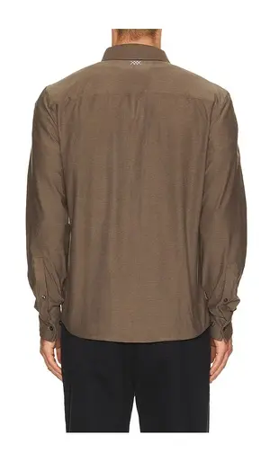 RHONE Work From Home Shirt In Brown