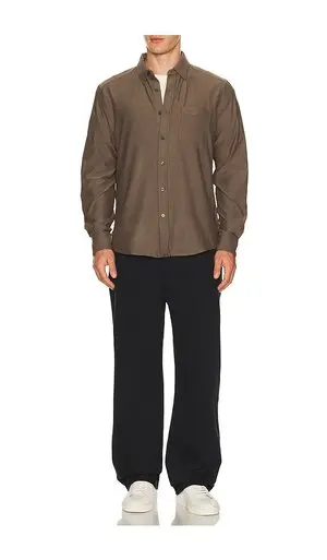 RHONE Work From Home Shirt In Brown