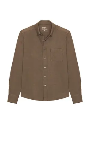 RHONE Work From Home Shirt In Brown