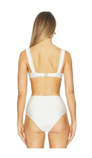 Simkhai Anniston Bikini Top - White