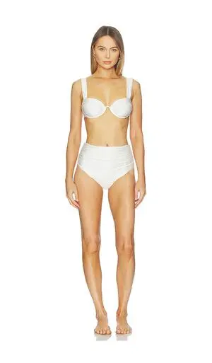 Simkhai Anniston Bikini Top - White