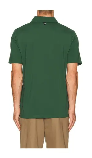MALBON Fairway Baldwin Polo In Green