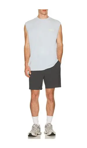 247 BY REPRESENT Team Oversized Tank In Baby Blue - Glacier