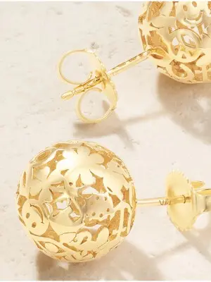 SYDNEY EVAN Icon Wallpaper 14-karat Earrings