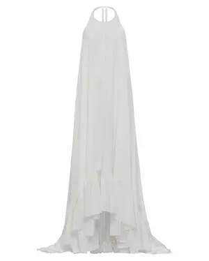 Azeeza Sadie Halter Gown - White