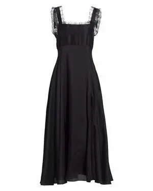 Azeeza Aubrey Cdc Midi Dress - Black