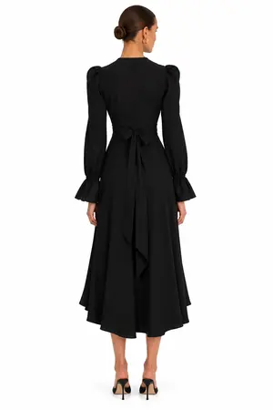 Azeeza Willow Poplin Midi Dress
