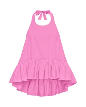 Azeeza Winston Poplin Top - Bubblegum