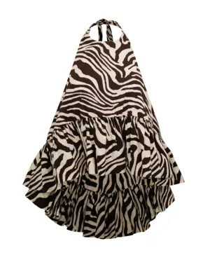 Azeeza Winston Poplin Top Zebra