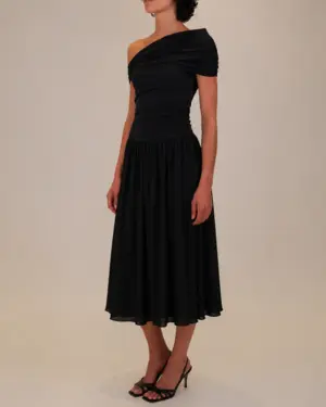 Azeeza Veda Satin Midi Dress