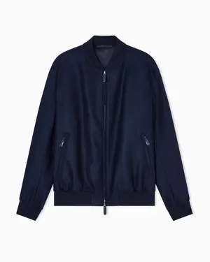Giorgio Armani Cashmere Drap Blouson
