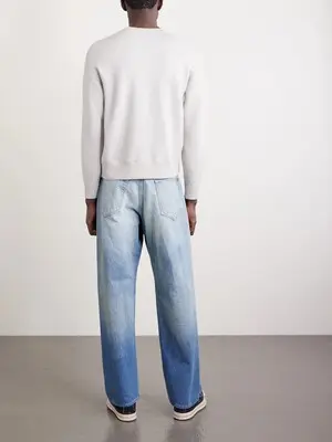 Visvim Wool And Cotton-blend Jersey Sweatshirt - Gray
