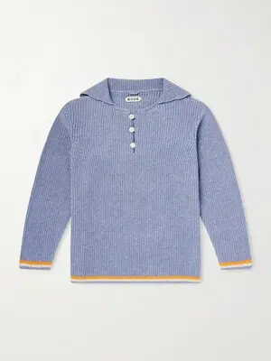 BODE Boat Deck Ribbed Virgin Wool Sweater