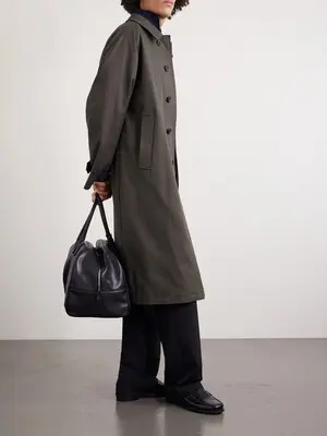Herno Slub Cotton-twill Coat