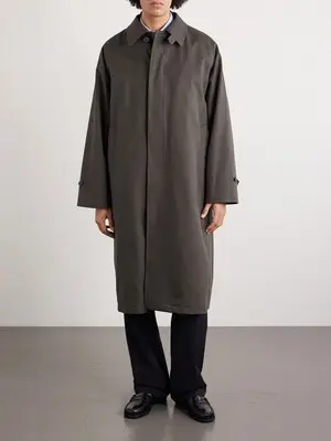 Herno Slub Cotton-twill Coat