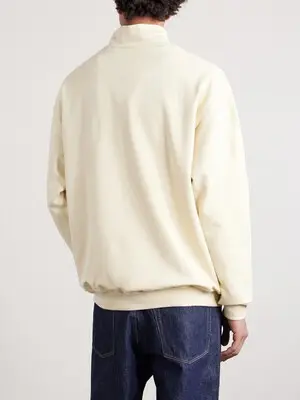 Auralee Cotton Half-zip Sweatshirt - Neutrals