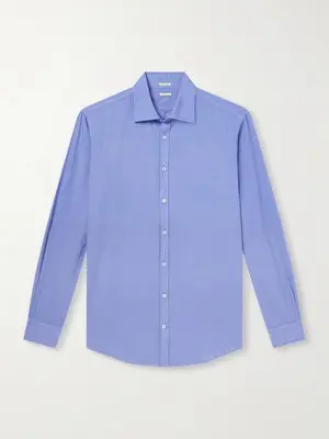 Men's Massimo Alba Blue Shirts