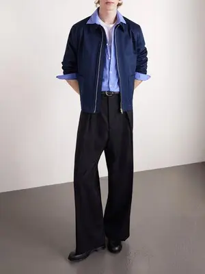 Massimo Alba Genova Cotton Shirt - Blue