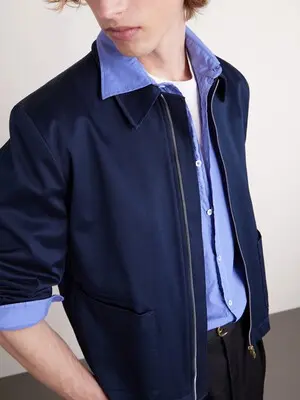 Massimo Alba Genova Cotton Shirt - Blue