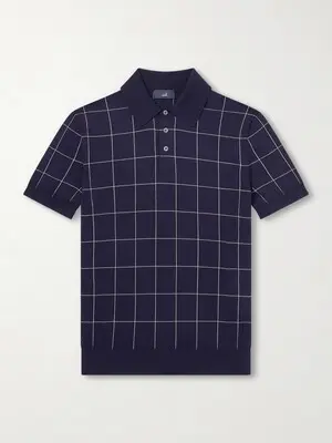 Dunhill Short Sleeve Polos For Men