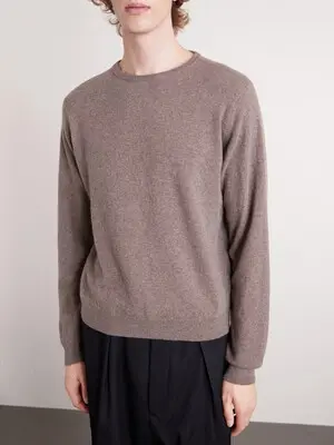 JIL SANDER Wool And Cashmere-blend Crewneck Sweater