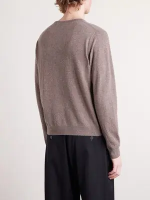 JIL SANDER Wool And Cashmere-blend Crewneck Sweater