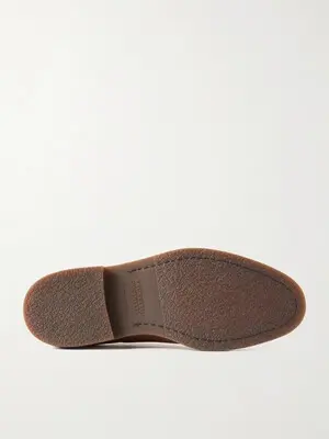 Brunello Cucinelli Suede Derby Shoes - Brown