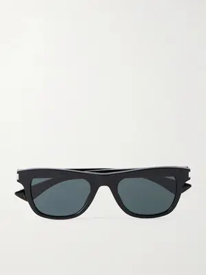 Saint Laurent Square-frame Acetate Sunglasses - Black