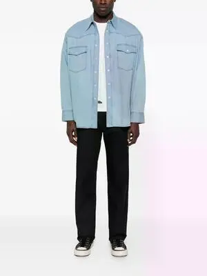 Moschino Logo Detail Trousers - Blue