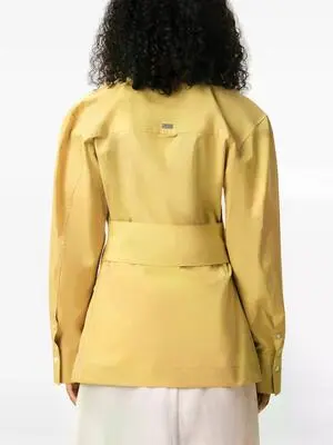 AMI Paris Cotton Sharp Collar Fitted Shirt