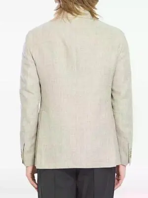Tagliatore Patch Pocket Linen Jacket
