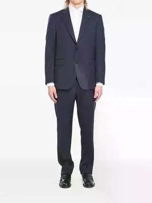 LARDINI Single-breasted Lapel Pin Suits - Blue