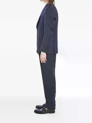 LARDINI Single-breasted Lapel Pin Suits - Blue