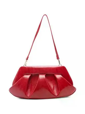 THEMOIRE Bios Pleated Clutch Bag - Red