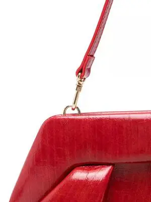 THEMOIRE Bios Pleated Clutch Bag - Red