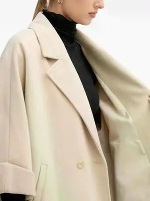 GAUDI Short-sleeved Double-breasted Jacket - Neutrals