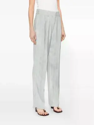 BLAZÉ MILANO Striped Pleated Trousers