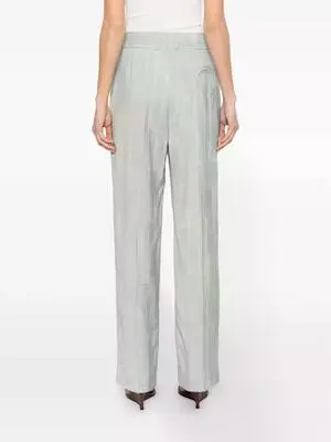 BLAZÉ MILANO Striped Pleated Trousers