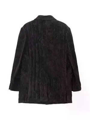 Yohji Yamamoto Striped Pattern Coat