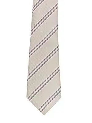 Giorgio Armani Striped Neck Tie - Neutrals